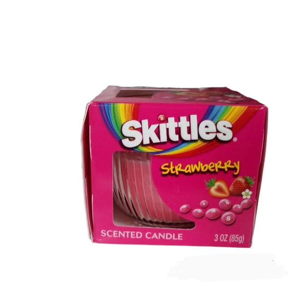 Skittles | Accents | 42 Skittles Strawberry Scented Candle Decorative ...